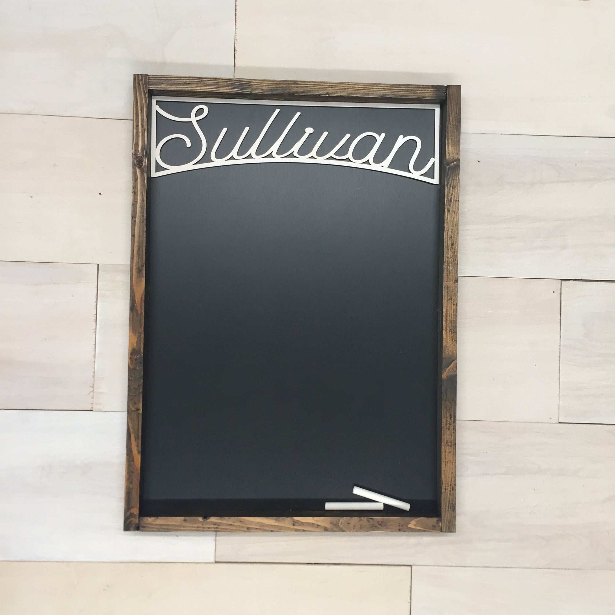 Personalized Large Chalkboard - Pinecone Home