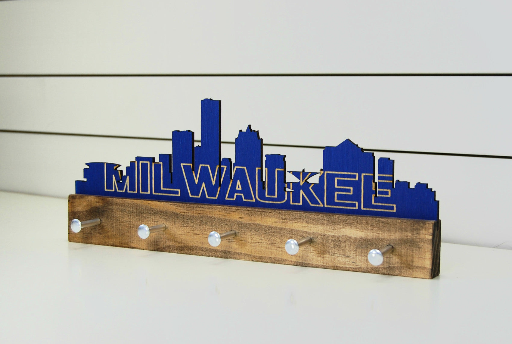 Milwaukee Skyline Key Holder - Pinecone Home