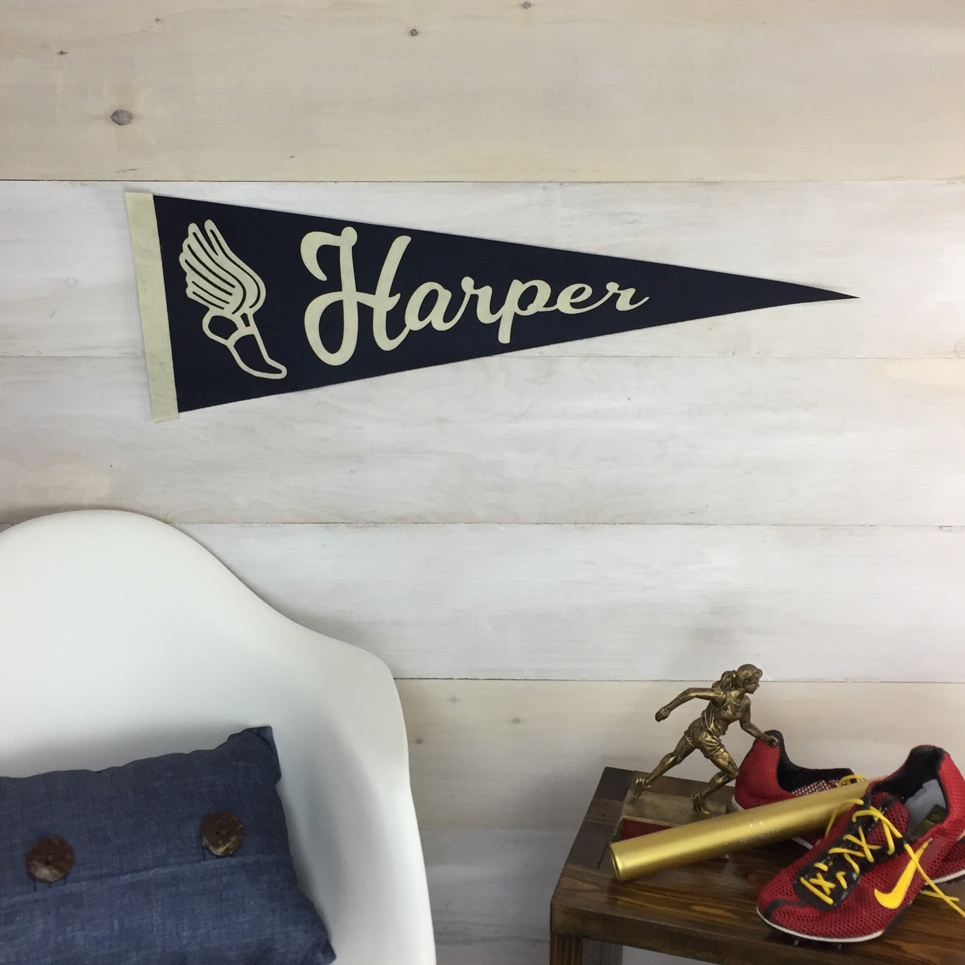 Personalized Felt Sports Pennant - Pinecone Home