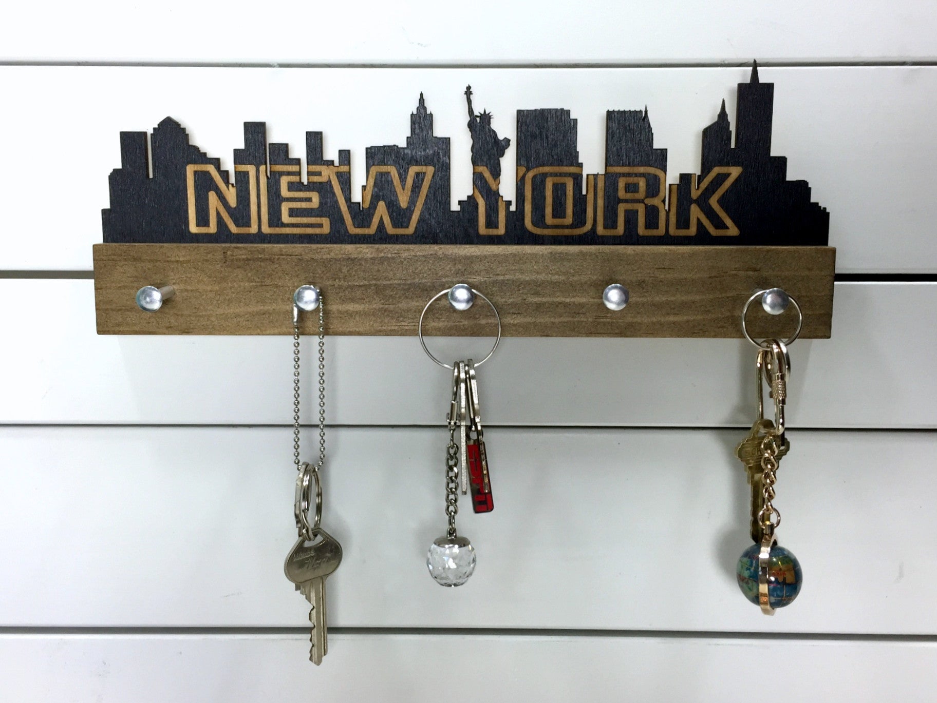 New York Skyline Key Holder - Pinecone Home