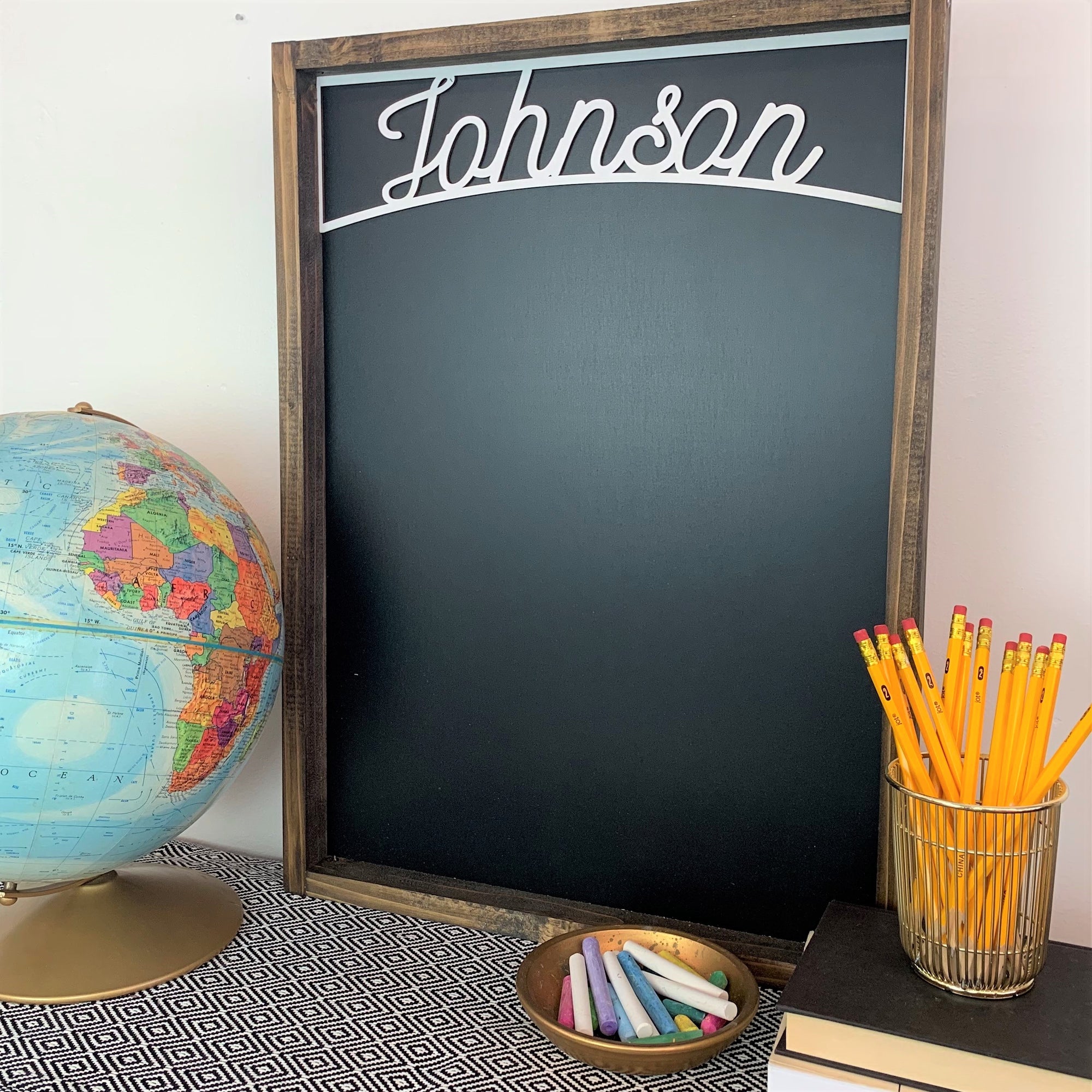 Personalized Large Chalkboard - Pinecone Home