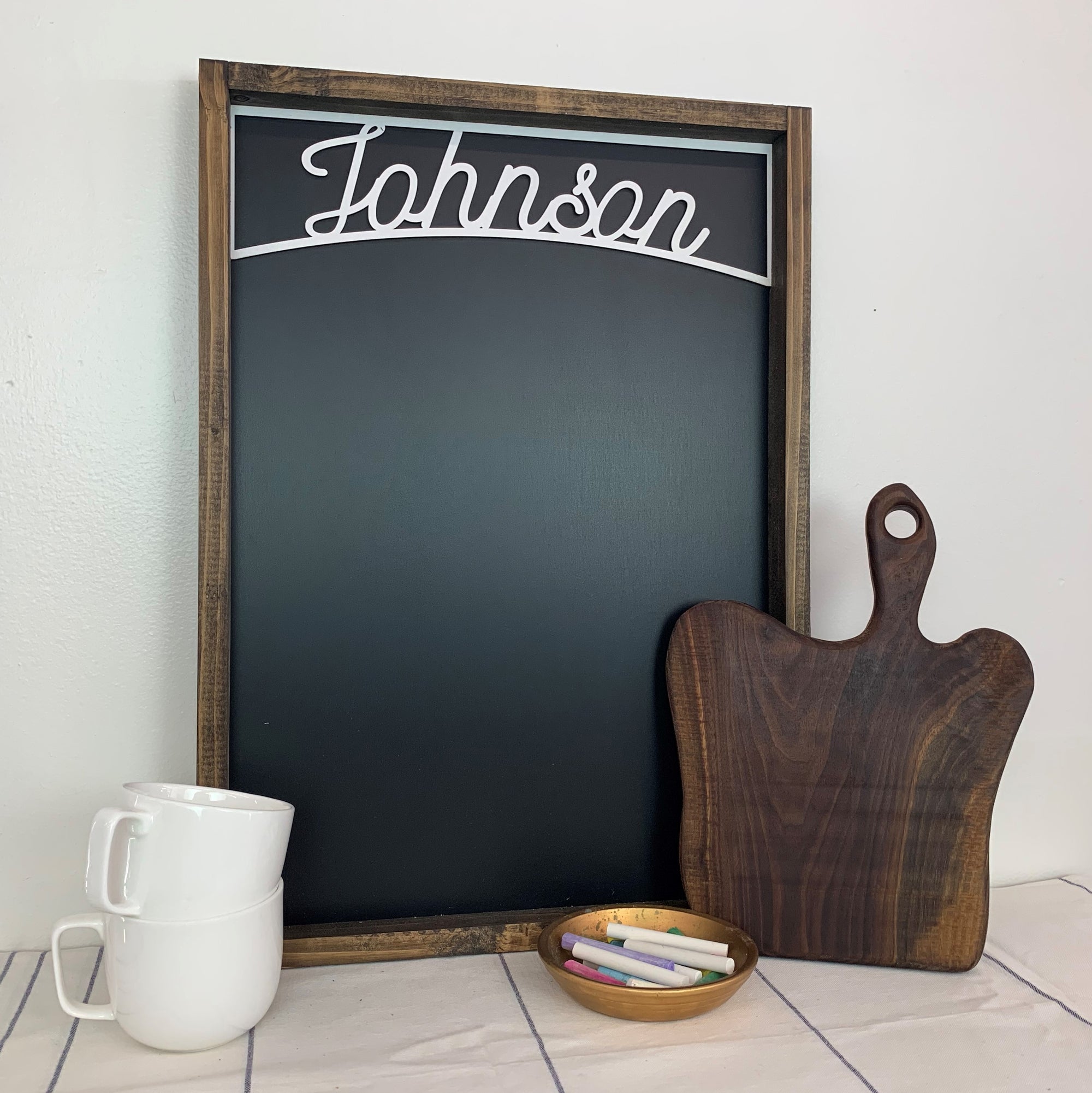 Personalized Large Chalkboard - Pinecone Home