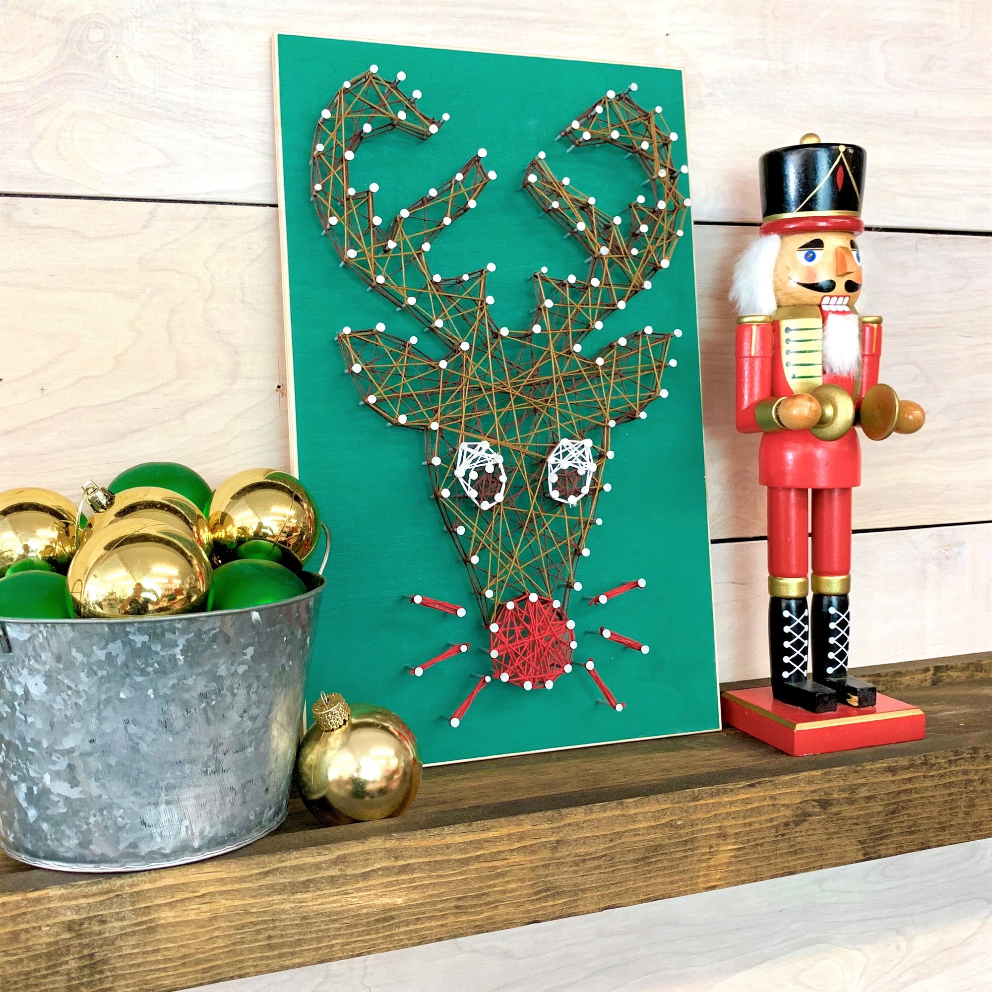 Rudolph String Art Kit - Pinecone Home